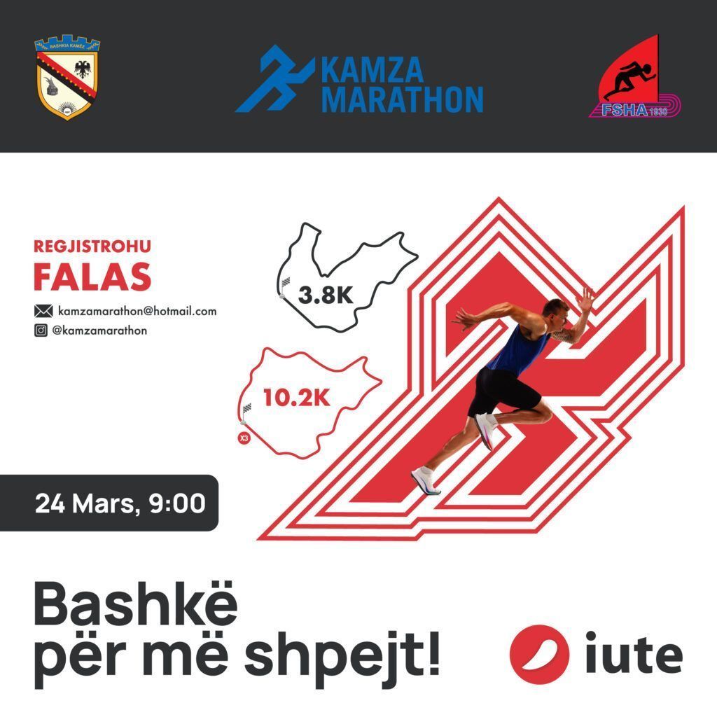 Interview with Taulant Stërmasi: iute supports the Kamza Marathon - iute